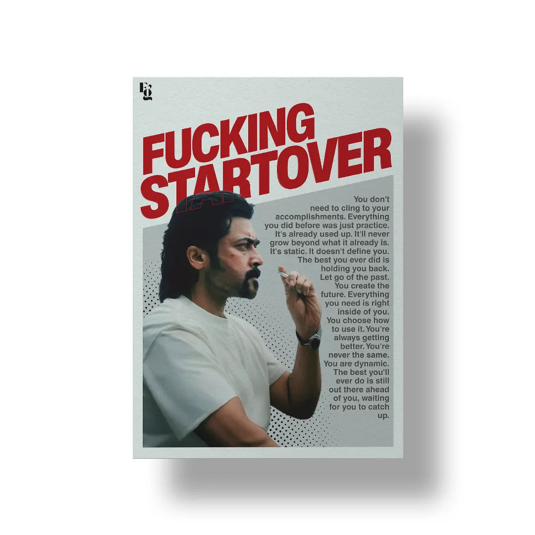 Start Over Art Poster – theframegram
